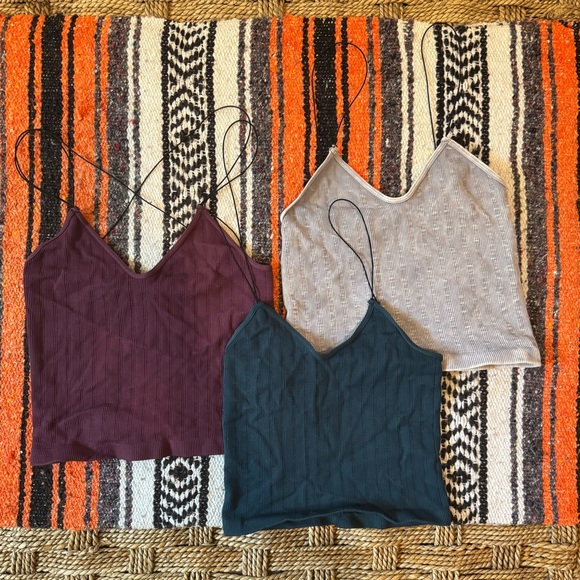 Full Tilt | Tops | Full Tilt Bundle Of 3 Cropped Tops | Poshmark